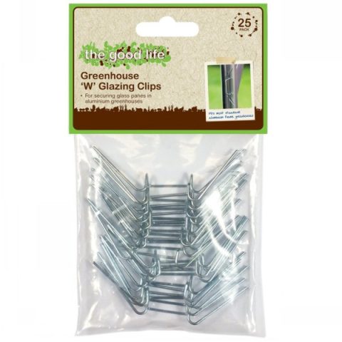 Greenhouse 'W' Glazing Clips - Beechmount Garden Centre